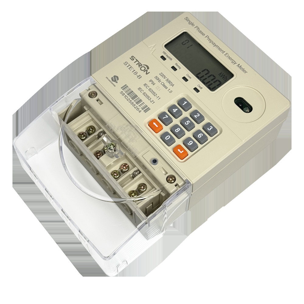 2025 New Type Single Phase STS With Keypad Smart Prepaid Meter