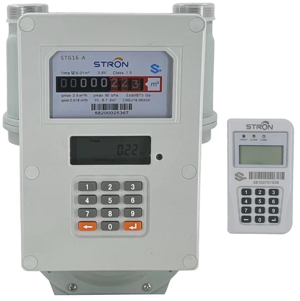 Convenient Gas Meter with Keypad Automatic Valve Control and LoRaWAN ...