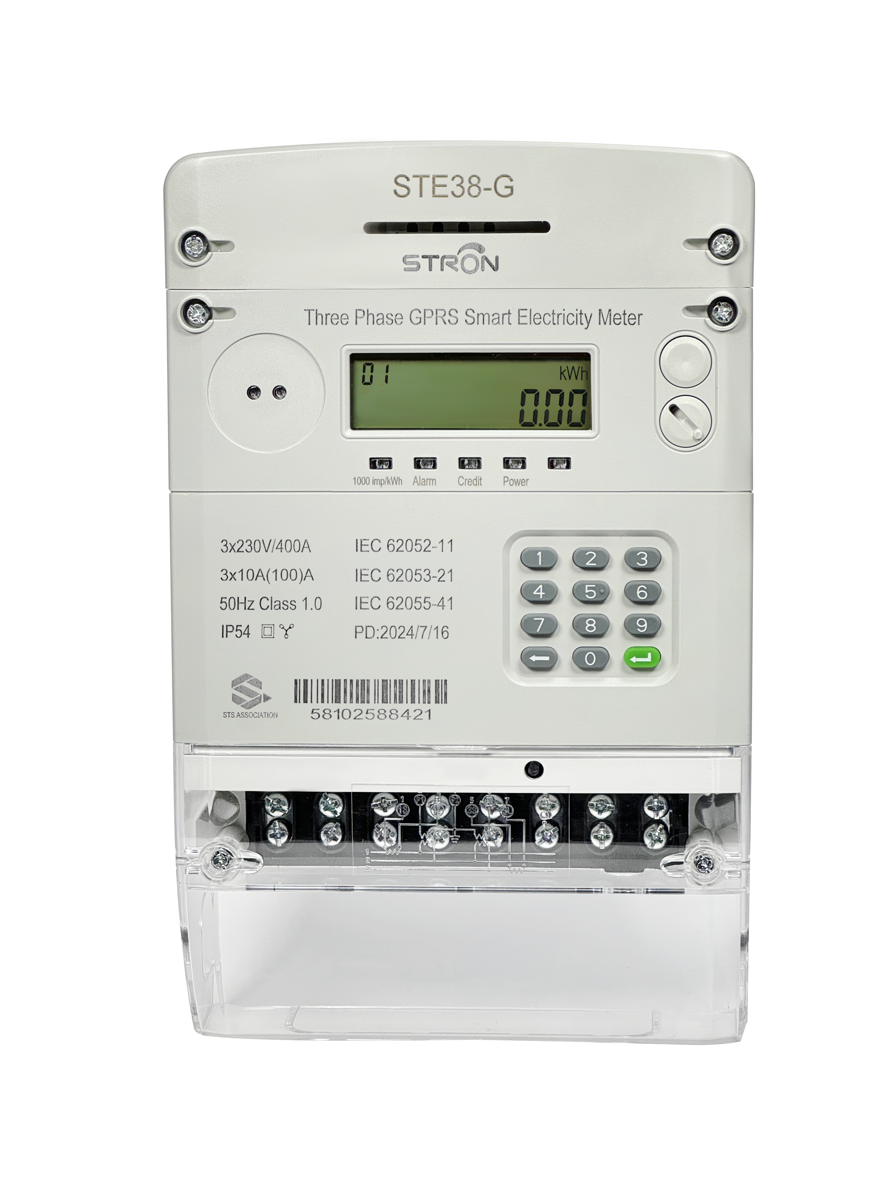 300 Units AMI Smart Meter -25-70C Smart Solution for Energy Measurement
