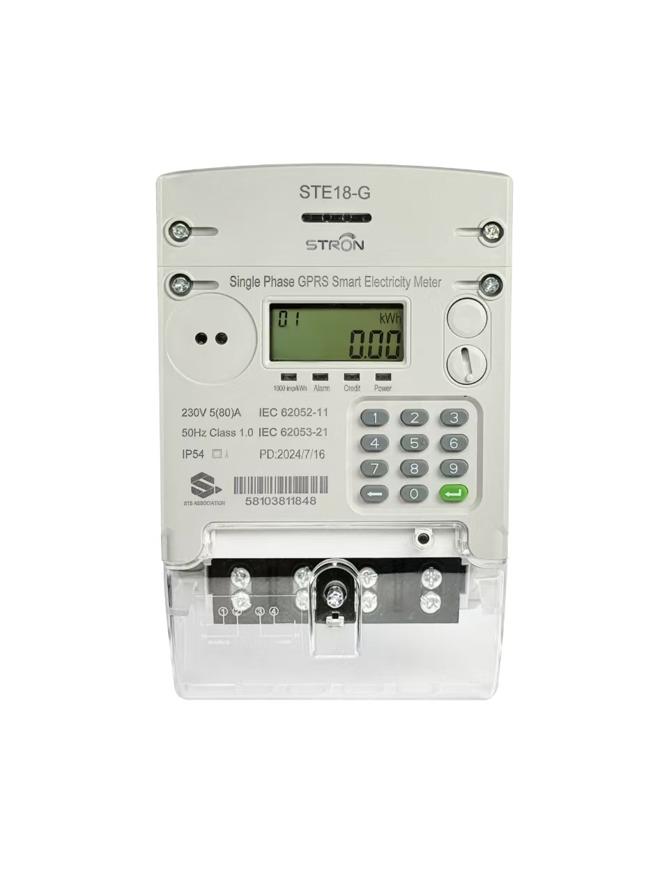 The STRON STS split-type electricity prepaid meter