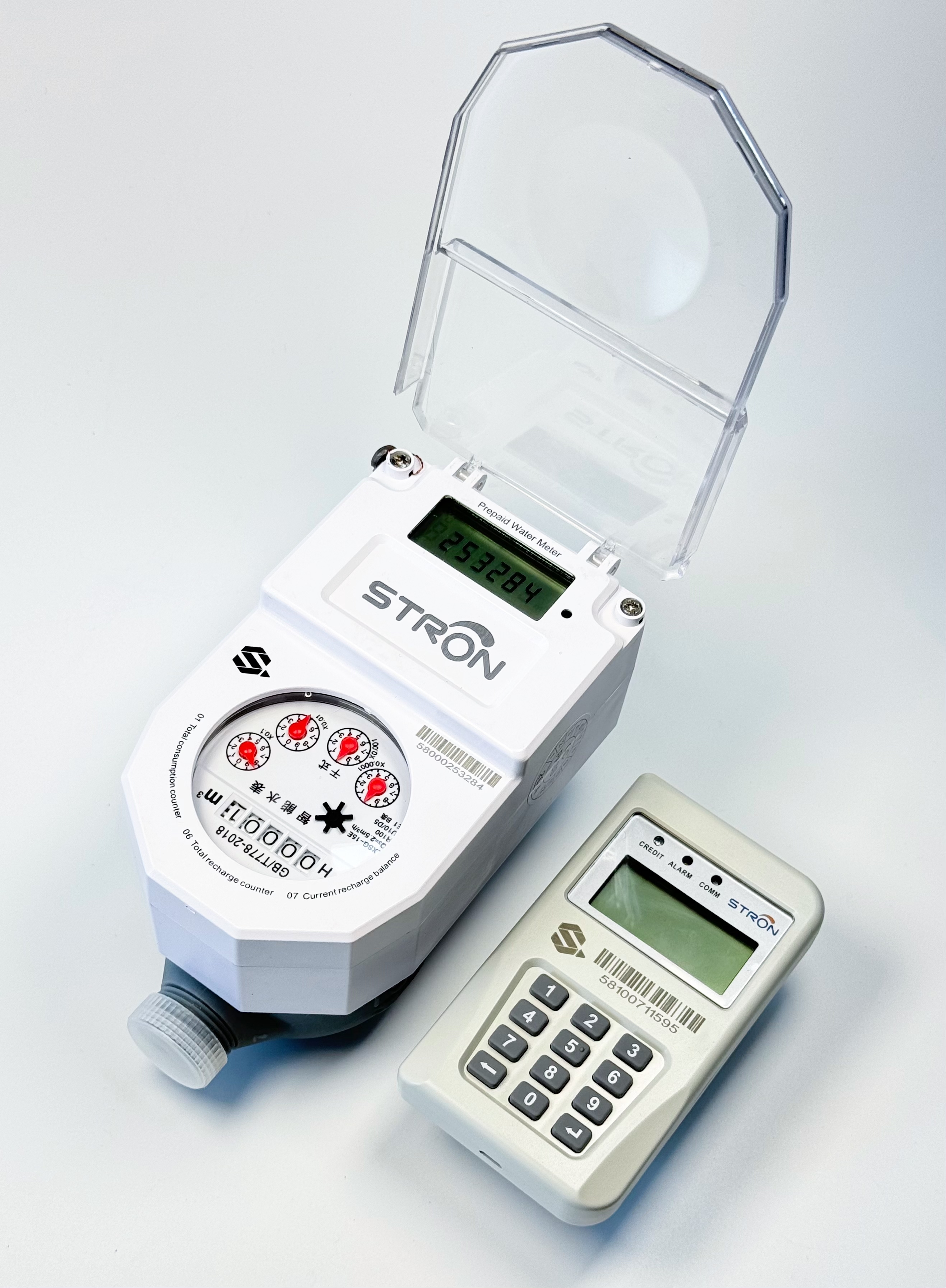 STRON STW36-B Prepaid Water Meter 4 Years Battery Life 433MHz LORA M ...