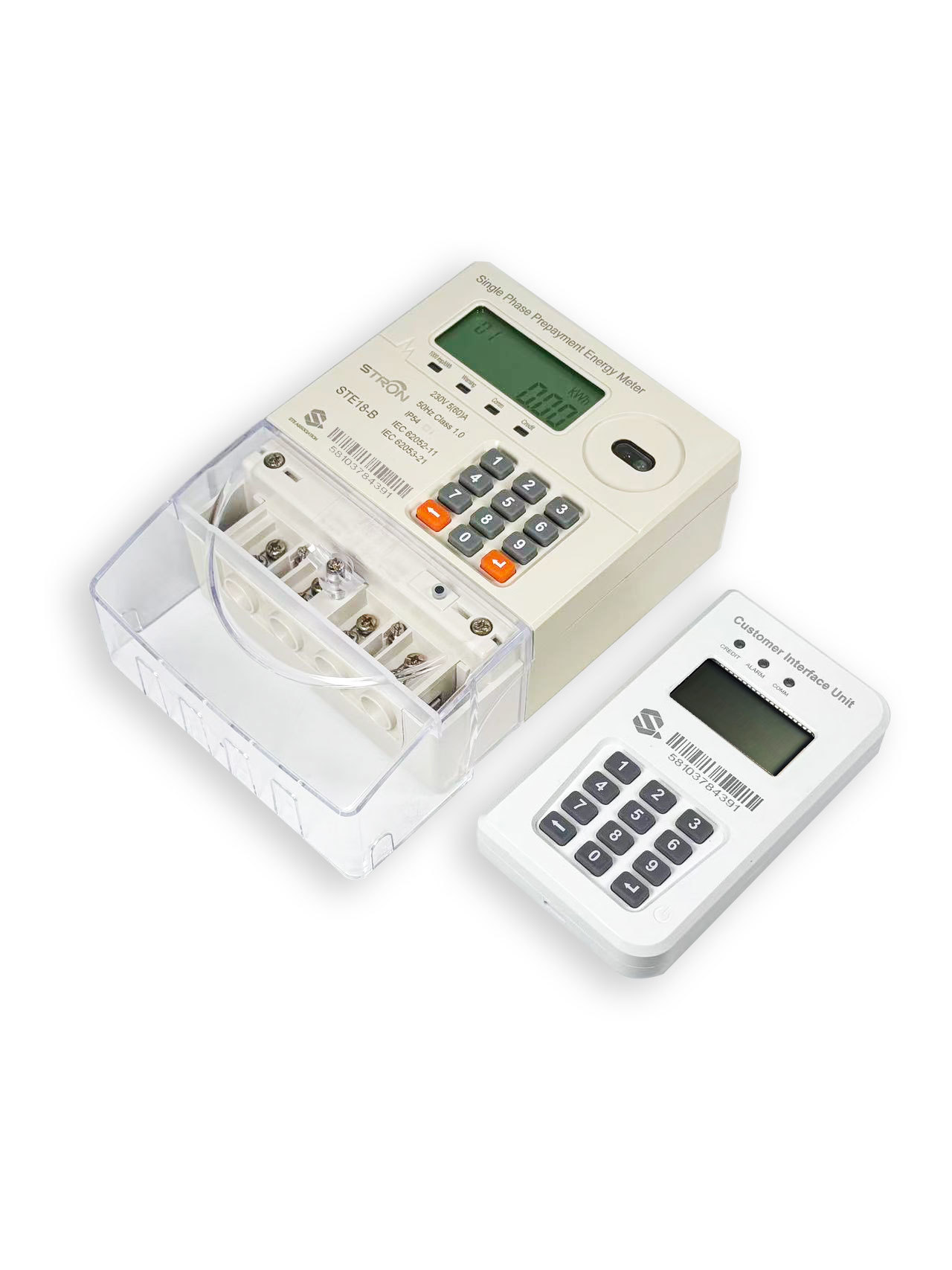 STS Prepaid Meter with RF Remote Reading