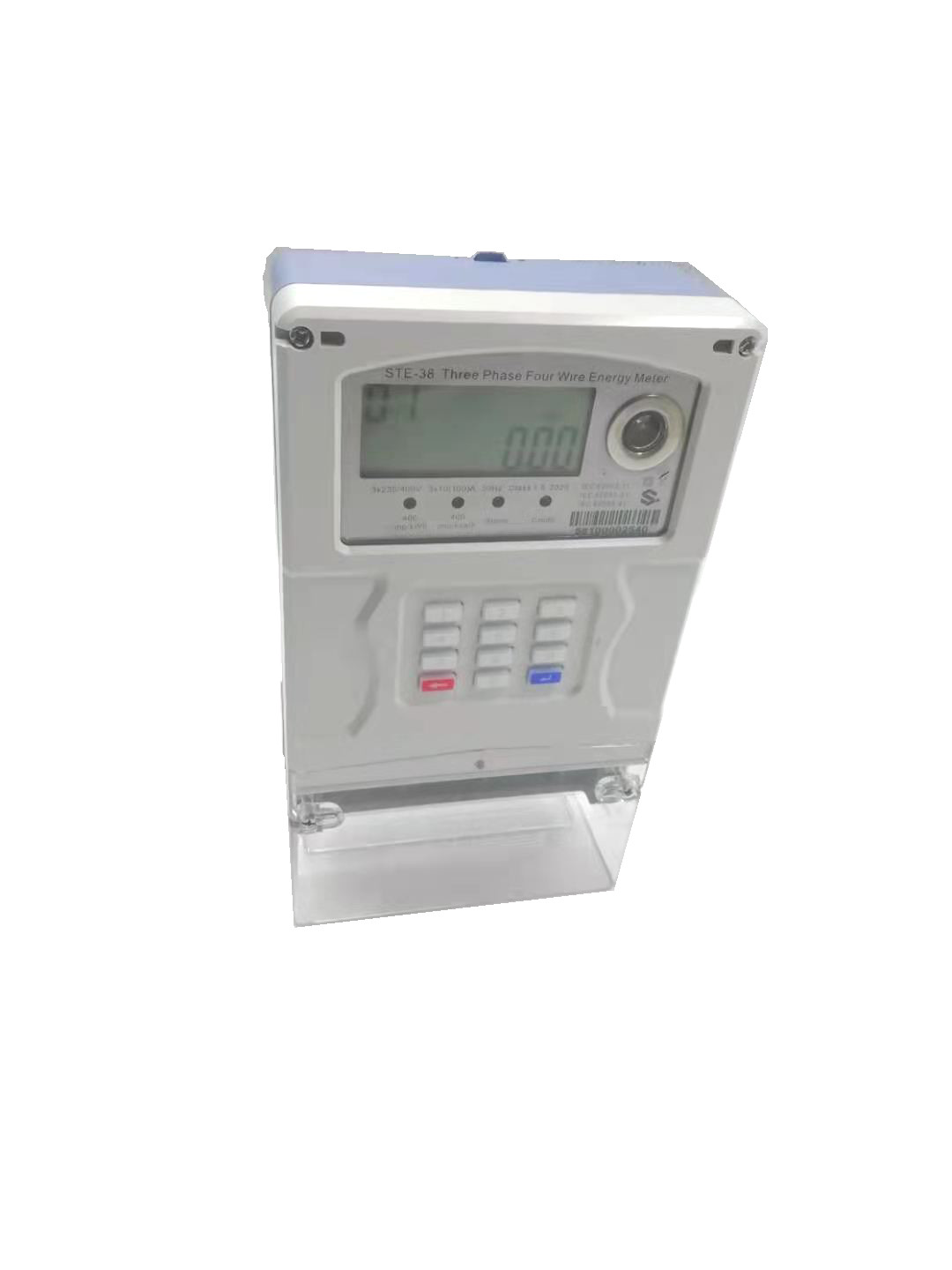 STS Prepayment Keyboard 3 Phase Electricity Energy Meter Anti-tamper