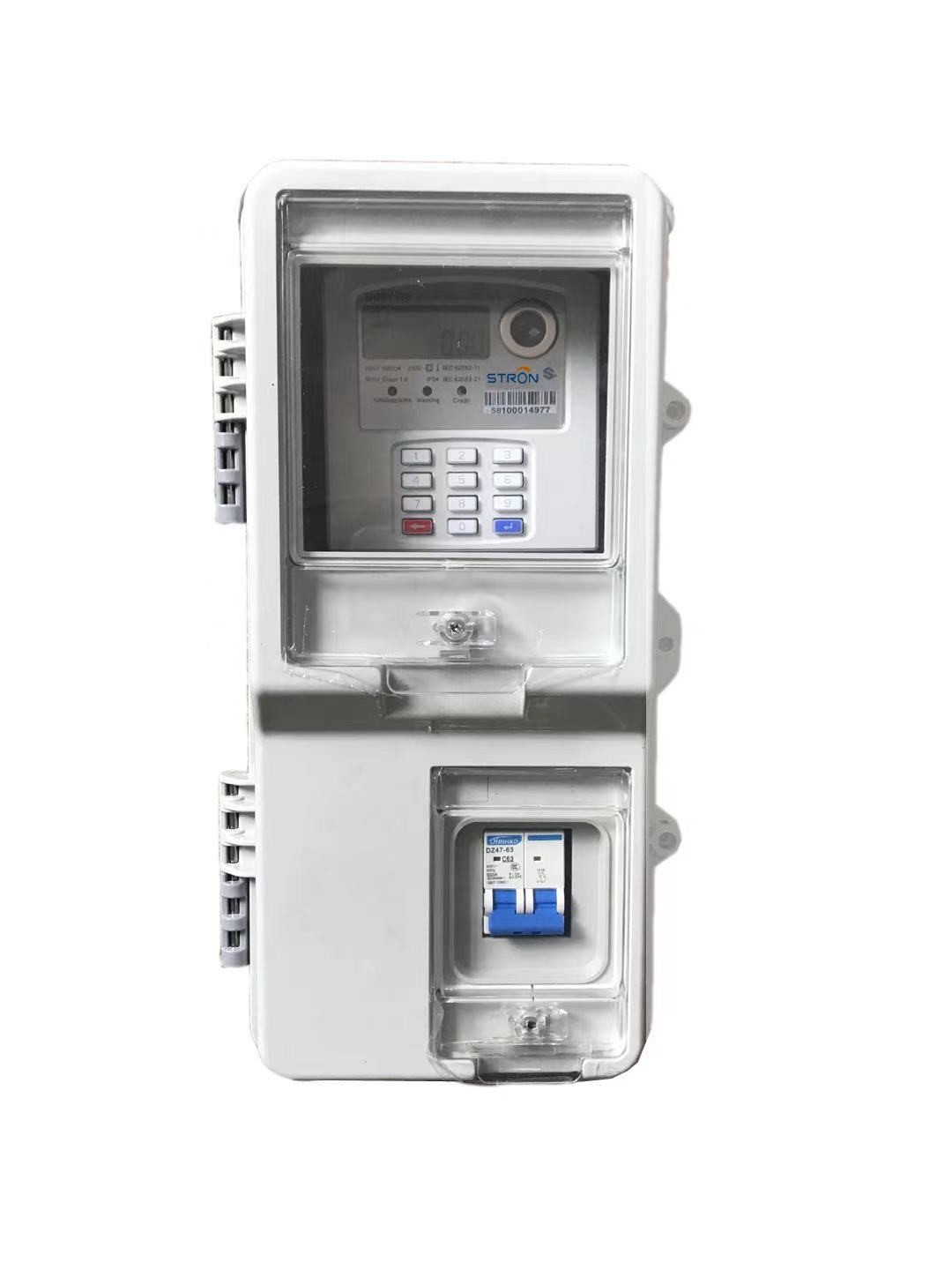 Smart Keypad Prepaid Single Phase Electricity Meter With Independent ...